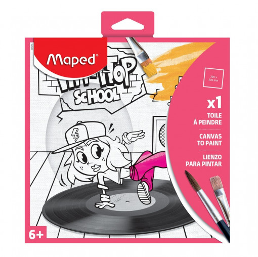 Bojanka Maped na platnu 200x200mm