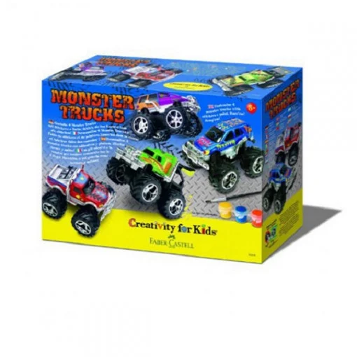 Kreativni Set Faber Castell Monster Trucks