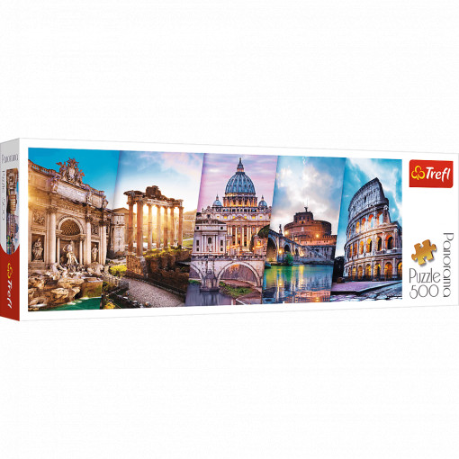 Trefl Puzzle Panorama Rome Collage 500 delova