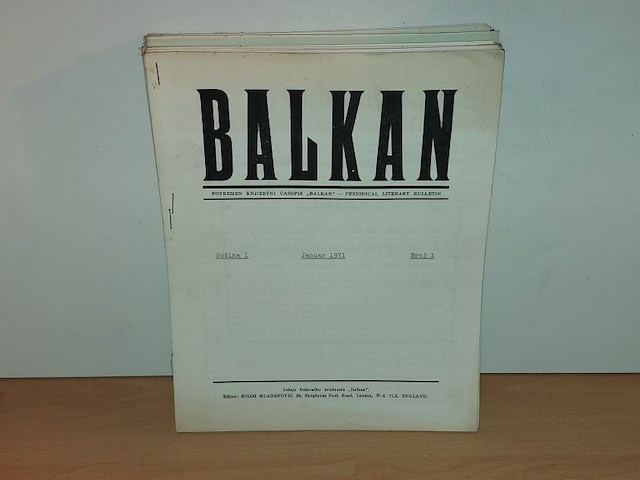 ČASOPIS BALKAN 1-9