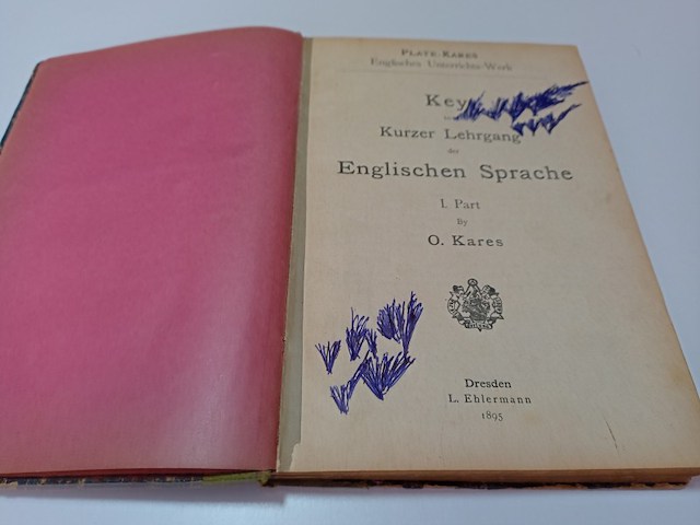 Kurzer Lehrgang der Englischen Sprache  1895.