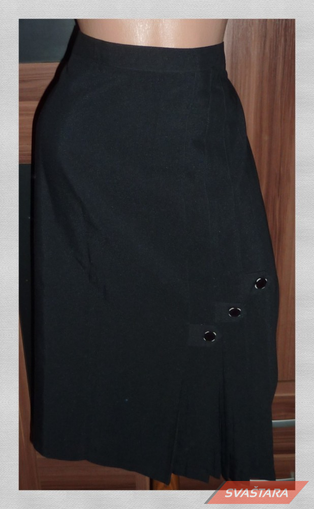 SECKINETEK Crna Elegantna Suknja
