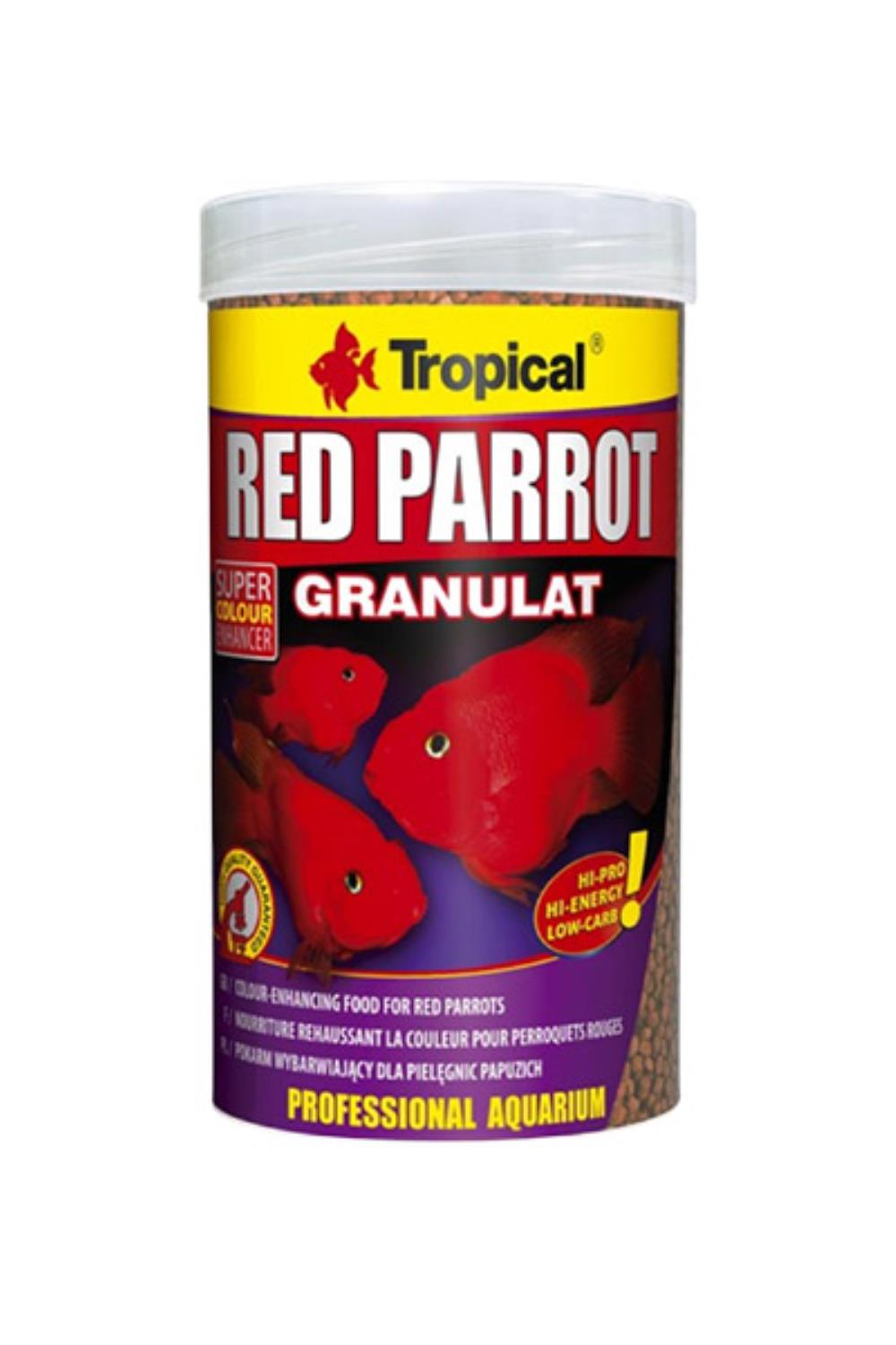 RED PARROT GRANULAT Hrana za ribe papagaje u obliku granula 250 ml - 100 g