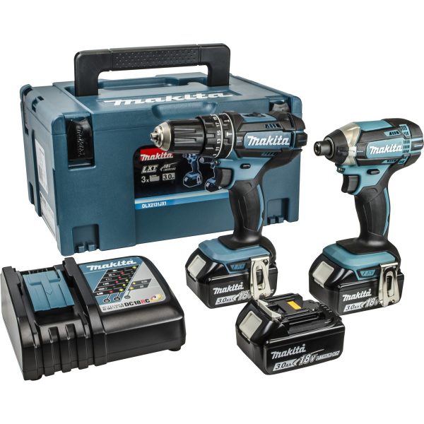 MAKITA® Set DLX2131JX1 Aku. udarni odvijač DTD152 + Aku. udarna bušilica-odvijač DHP482