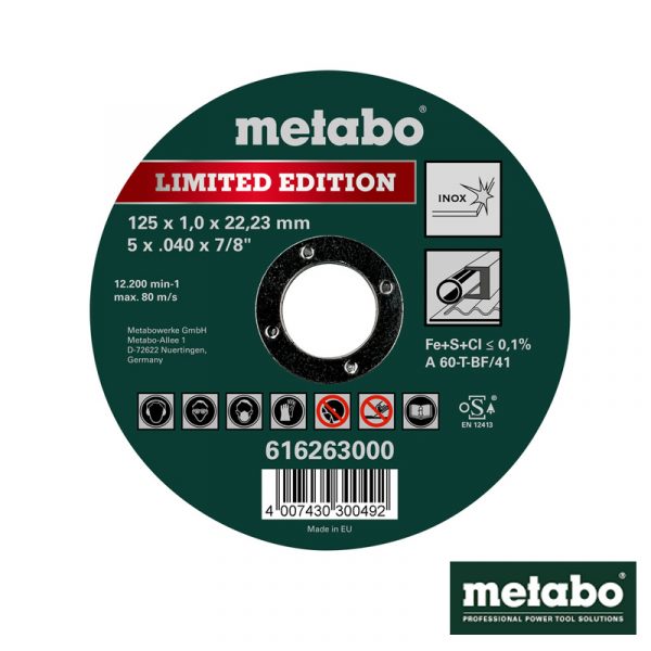 METABO® Rezna ploča Limited Edition metal/inox