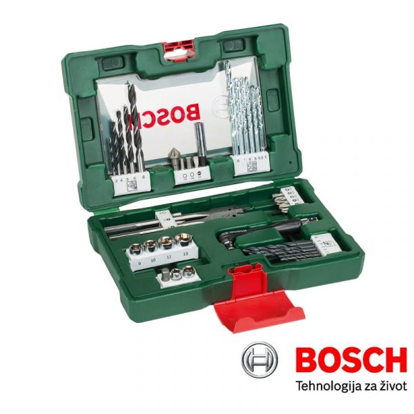 BOSCH® 41-delni V-Line set burgija i bitova sa ugaonim odvrtačem