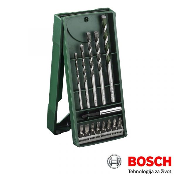 BOSCH® 14-delni Mini-X-Line set univerzalnih burgija