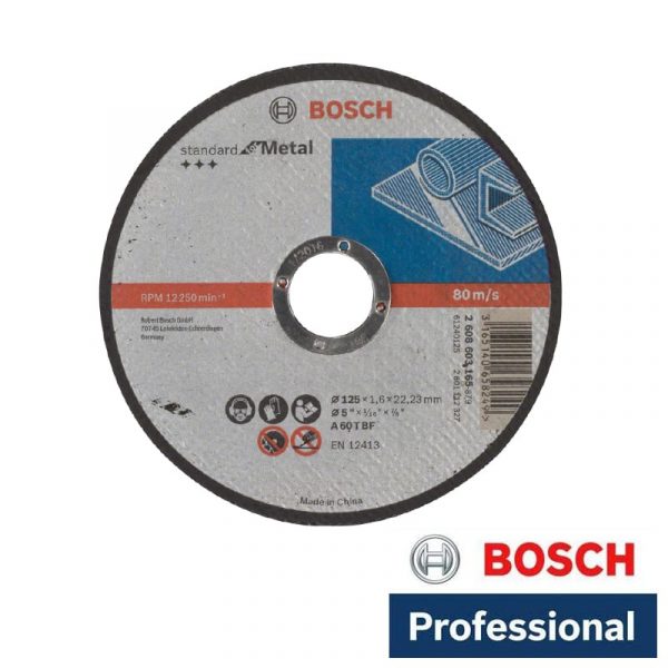 BOSCH ® Rezna ploča ravna 125 mm za metal 10 kom