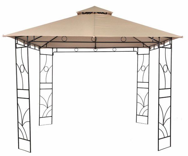 Metalna gazebo tenda PANAMA – sa duplim krovom