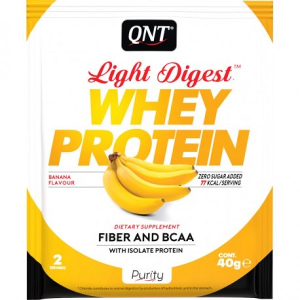 QNT LIGHT DIGEST WHEY, BANANA, 40 G