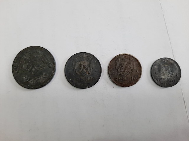 Srbija  dinar 1942 SET