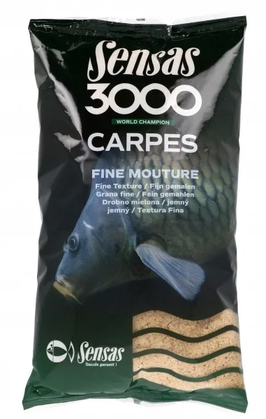 SENSAS 3000 CARPES FINE MOUTURE 1KG