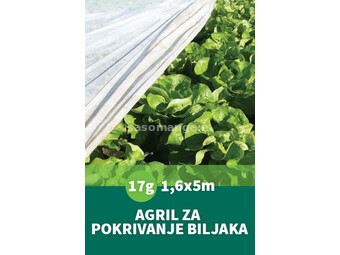 Folija za zaštitu biljaka Agril 17g 1,6x5m Dolomite