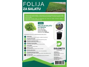 Folija za salatu 2mx50m 20mic 25x25cm Dolomite