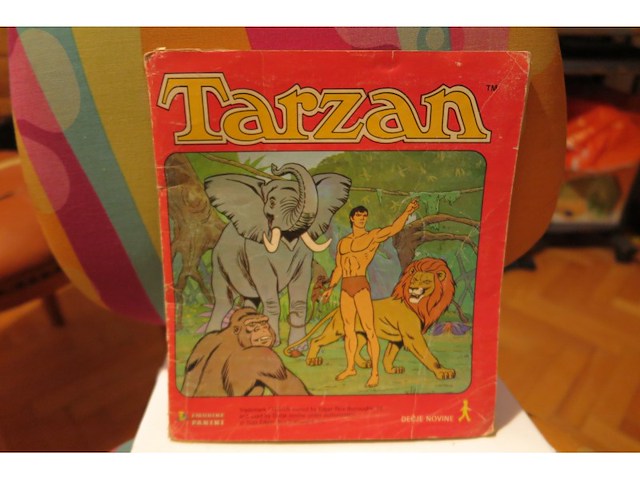 TARZAN Album Panini Dečije Novine SFRJ POPUNJEN