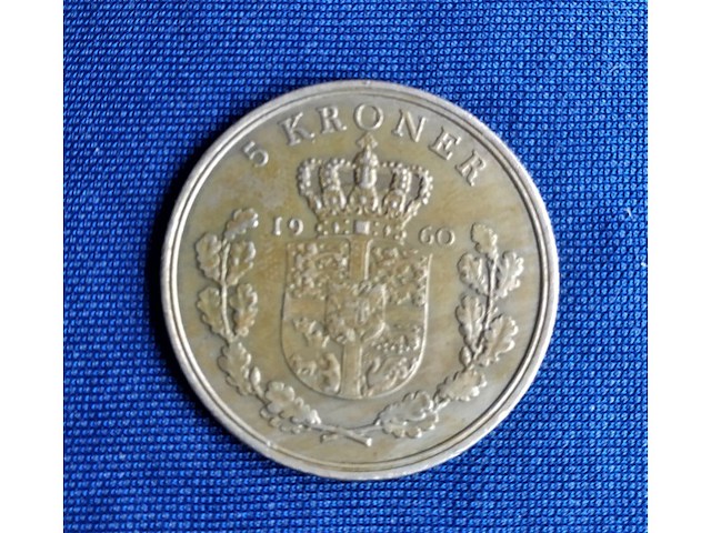 5 KRONER 1960 DANMARK