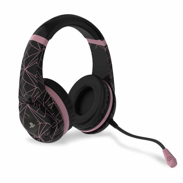 PS4 ROSE GOLD EDITION STEREO GAMING HEADSET - ABSTRACT BLACK