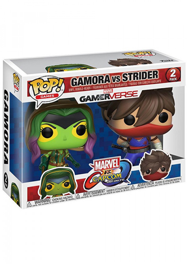 CAPCOM VS MARVEL POP! VINYL 2-PACK GAMORA VS STRIDER