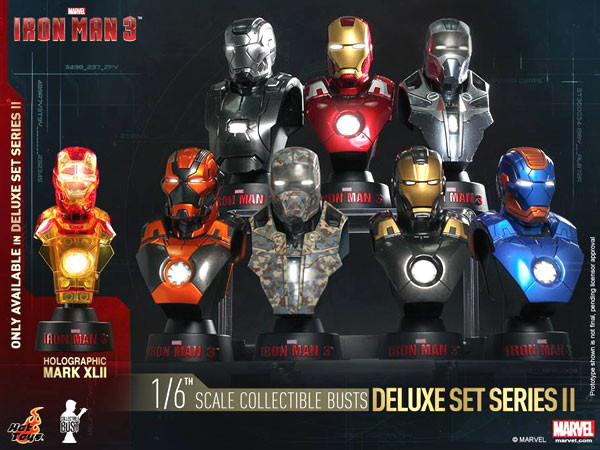 Iron Man 3 Busts 1/6 11 cm Deluxe Set Series 2 (8) ( SS902199 )