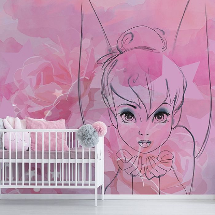 MURAL Tinkerbell Watercolour 300cm*280cm