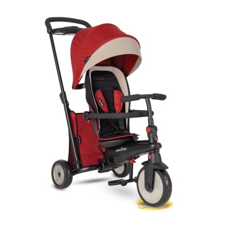 Tricikl Smart Trike Folding 500 Recliner 9M+ Red Melange