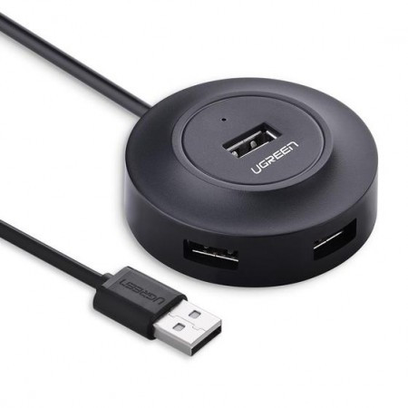 Ugreen USB 2.0 Hub 1/4 1m crni CR106 ( 20277 )