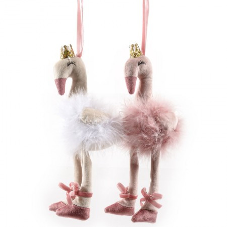 Novogodišnji ukras flamingo balerina 25cm ( 52930 )
