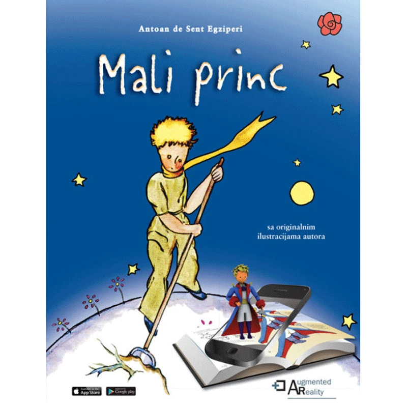 Vulkančić knjiga za decu Mali princ proširena stvarnost