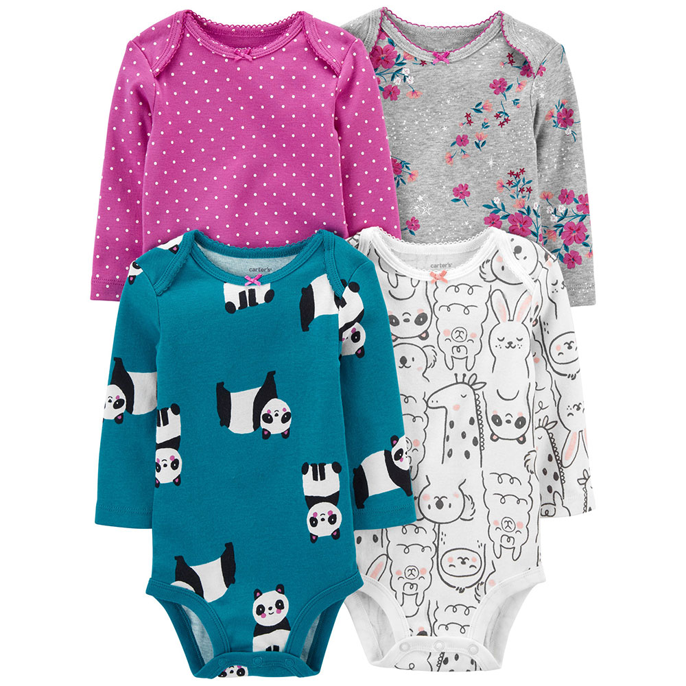 Carter's bodi za bebe devojčice - set od 4 kom. BL221M754910