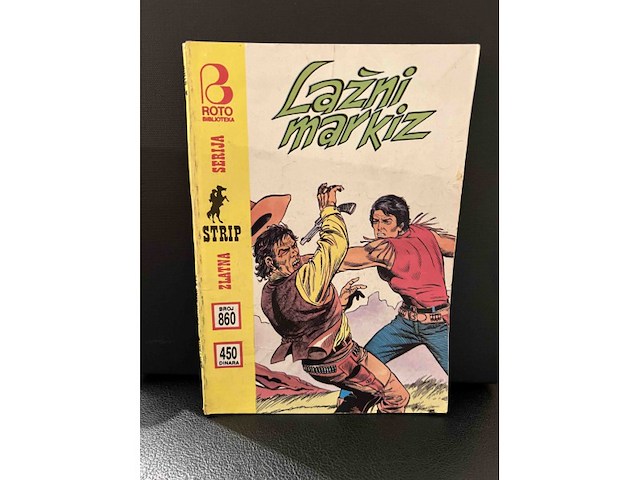 Zlatna serija 860 - Lažni markiz - zagor