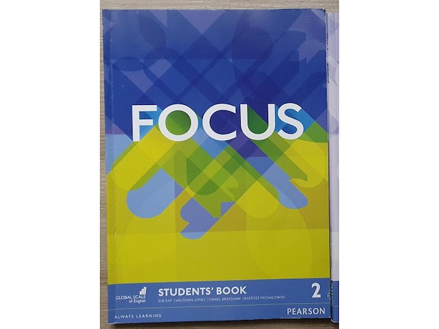 FOCUS 2 TWO STUDENT`S BOOK udžbenik NOVO