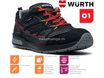 Wurth Radna patika Jogger Black O1 vel. 43