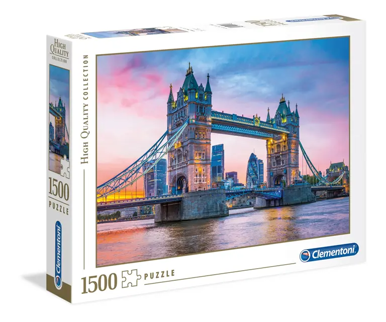 Clementoni CLEMENTONI PUZZLE 1500 HQC TOWER BRIDGE SUNSET CL31816