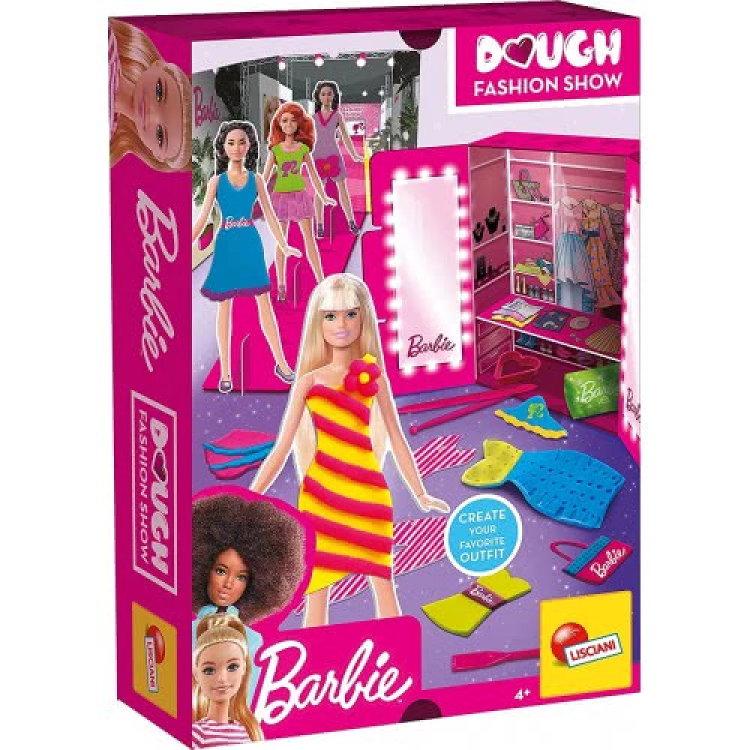 BARBIE FASHION SHOW PLASTELIN KREATIVNI SET LISCIANI