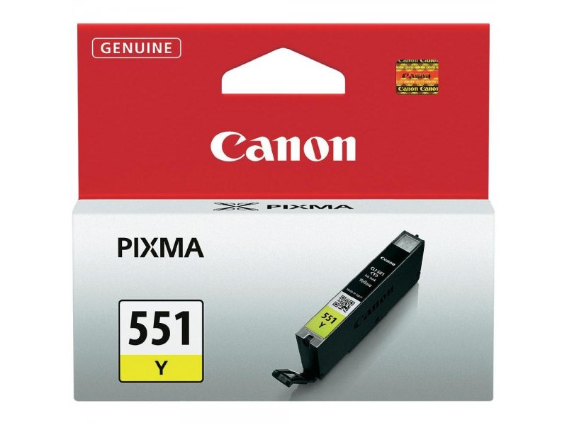 CANON INKJET CARTRIDGE CLI-551Y YELLOW