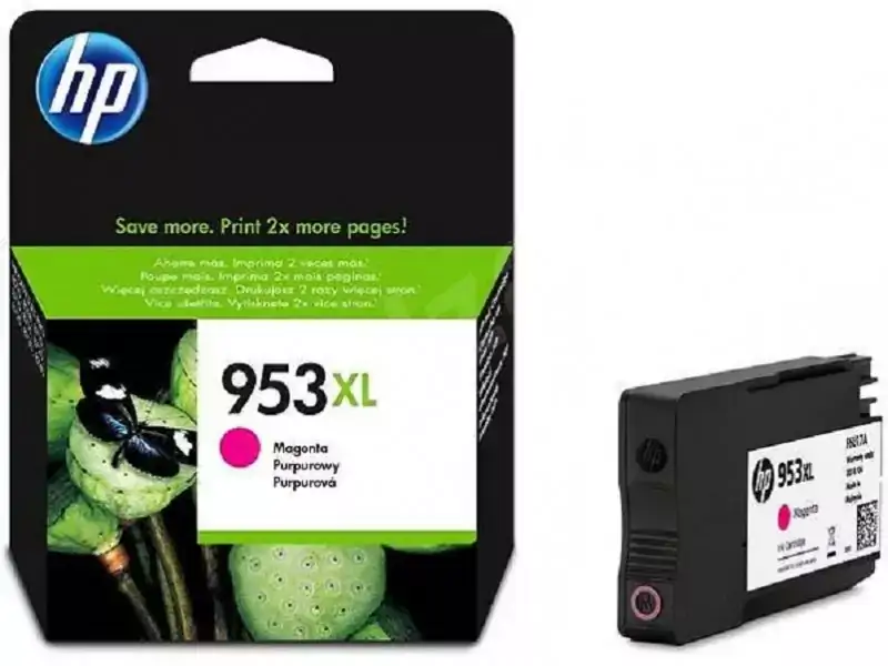 HP 953XL HIGH YIELD MAGENTA ORIGINAL INK CARTRIDGE F6U17AE