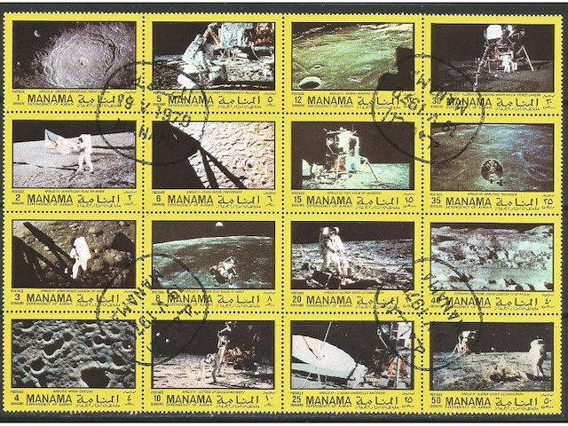 Manama,Program Apolo 1970.,žigosano