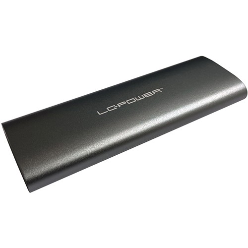 LC POWER External enclosure for a NVMe or SATA M.2 SSD, USB 3.2 Gen. 2 Type C, black | LC-M2-C-MULTI-2