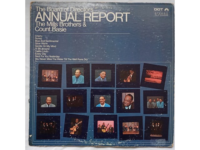 Mills Brothers&;;Count Basie-Board of directors annual..