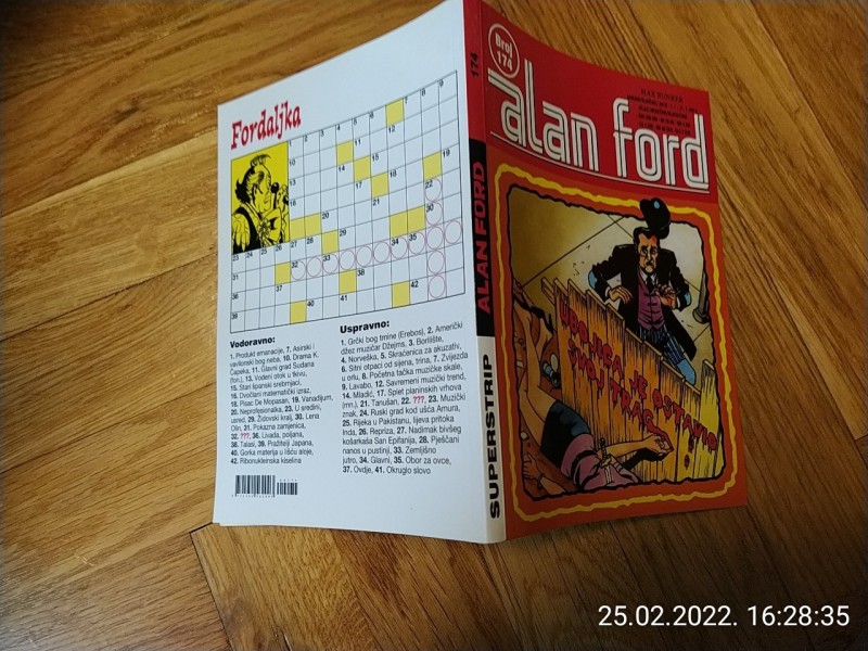 ALAN FORD BROJ 174, UBOJICA JE OSTAVIO SVOJ TRAG