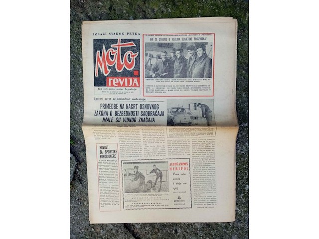 MOTO REVIJA BR 296. 19.MART 1965.(Č)