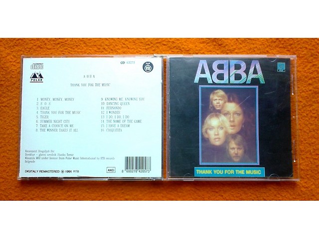 ABBA - Thank You For The Music (CD - 1991) VERY RARE