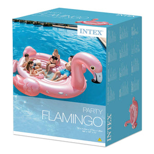Intex Dušek za vodu 4.22 x 3.73 x 1.85m Flamingo Party Island