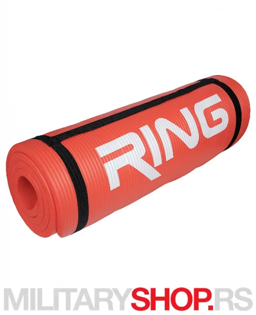 Podloga za vežbanje Ring strunjača crvena