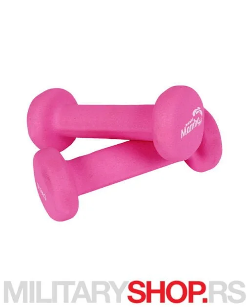 Bučice za aerobik 2×0.5kg MSD Pink