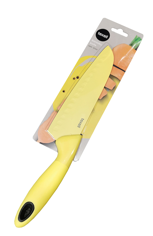 Nož santoku Spring Texell TNS-SN334 žuti