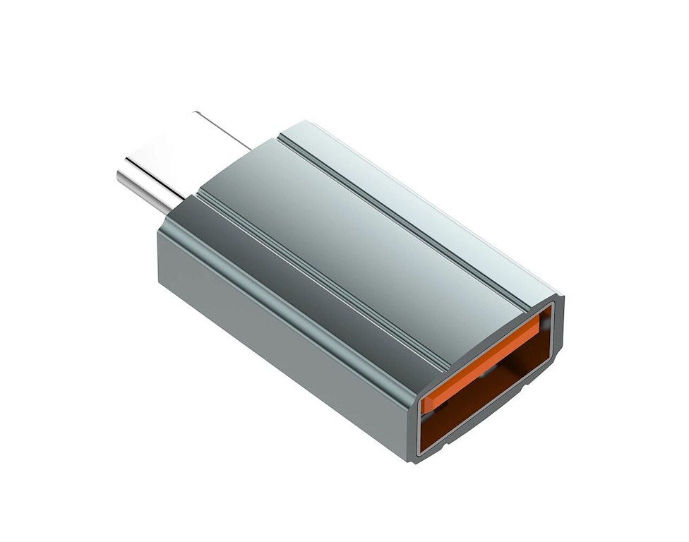 Adapter LDNIO LC140 USB na Type C sivi