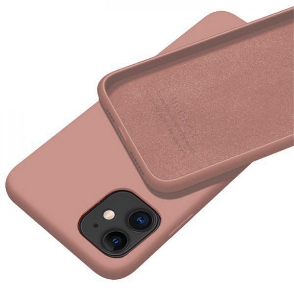 MCTK5-IPHONE 12 Pro Max Futrola Soft Silicone Rose