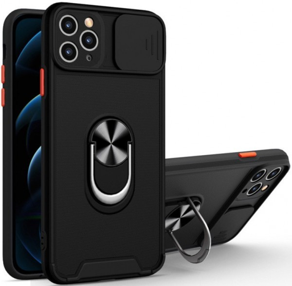 MCTR8-IPHONE 12 Futrola Magnetic Defender Silicone Black