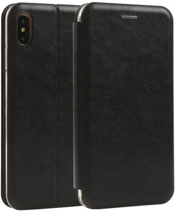 MCLF11-HUAWEI P Smart 2021 Futrola Leather FLIP Black